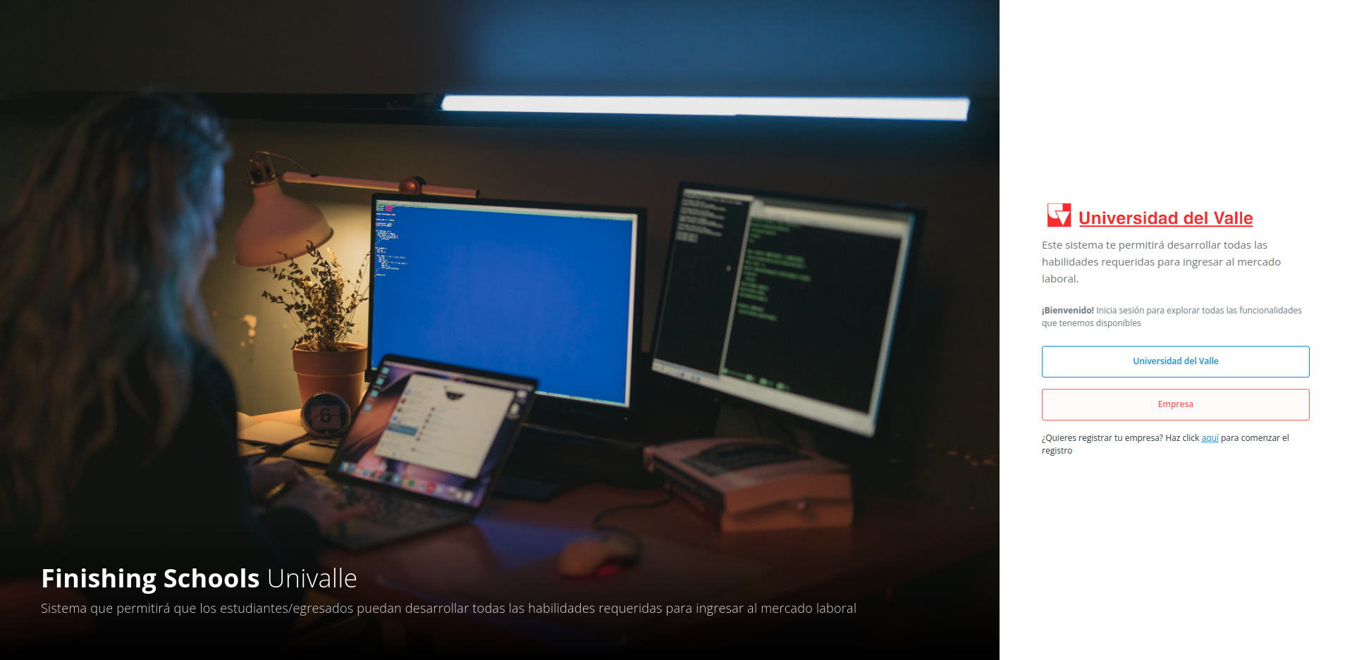 GitHub - meligonzalezn/finishing-schools-univalle: This application helps students acquire the ...