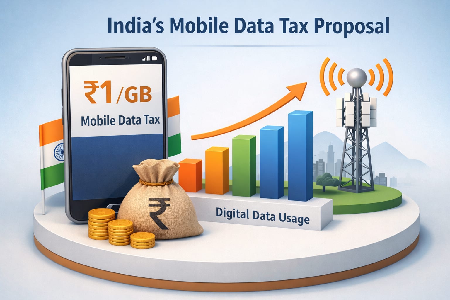 You Pay to Breathe, Now Pay to Browse: ₹1 Per GB — India Plans to Tax ...