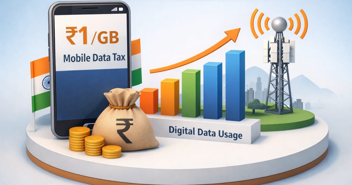 You Pay to Breathe, Now Pay to Browse: ₹1 Per GB — India Plans to Tax ...