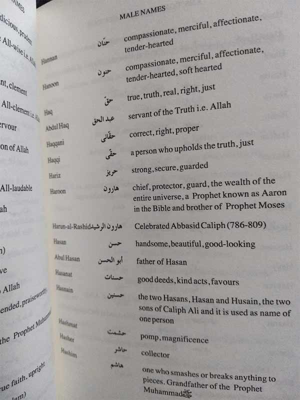 A Dictionary of Muslim Names - Bookstore @ Pharos Media & Publishing ...