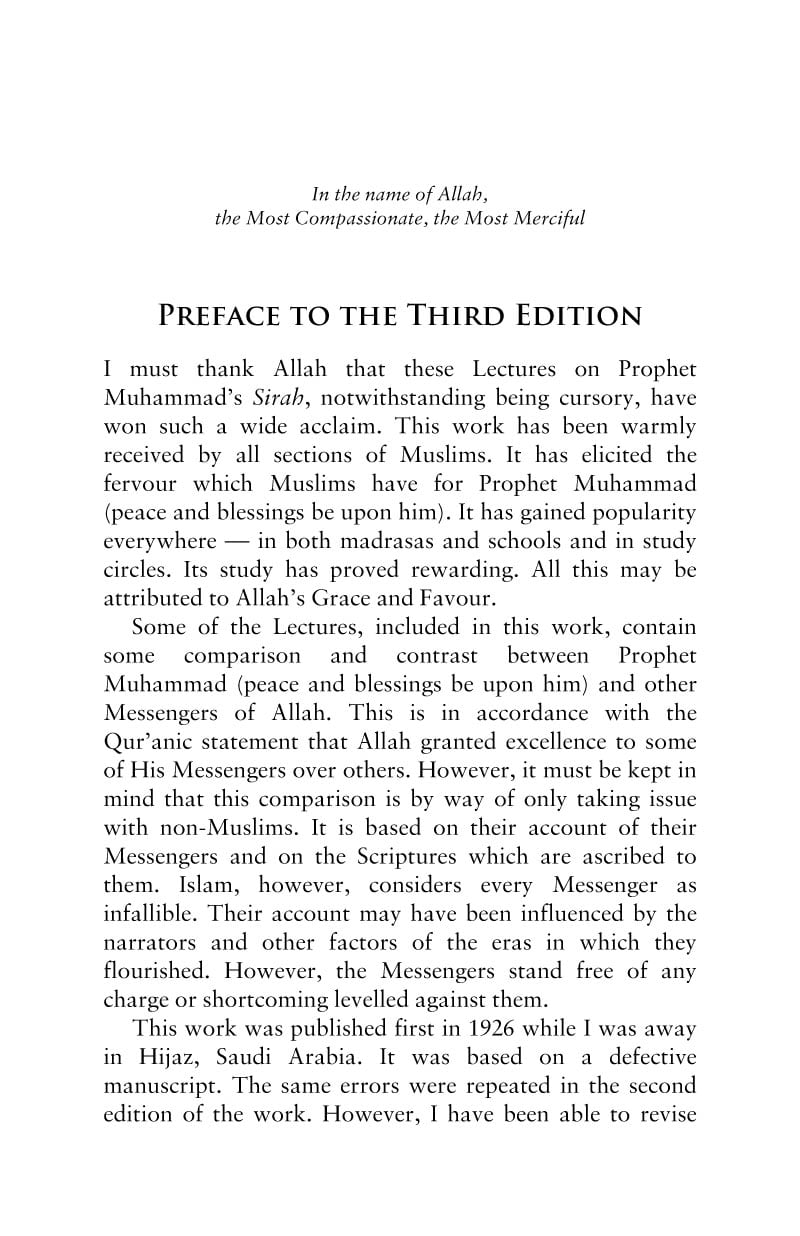 Prophet Muhammad: The Role Model (Eight Lectures on his Life known as ...
