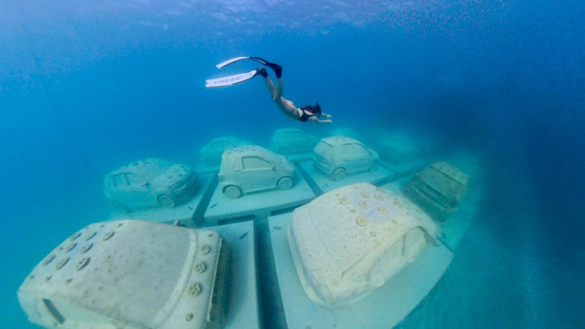 Betonová auta pod vodou podporují ekosystém v Miami | WIRED