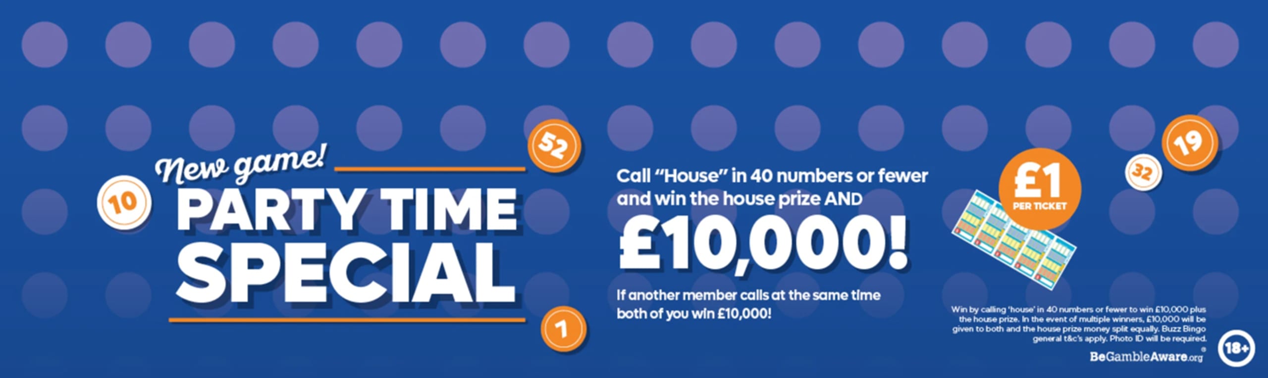 Party Time Special | Buzz Bingo