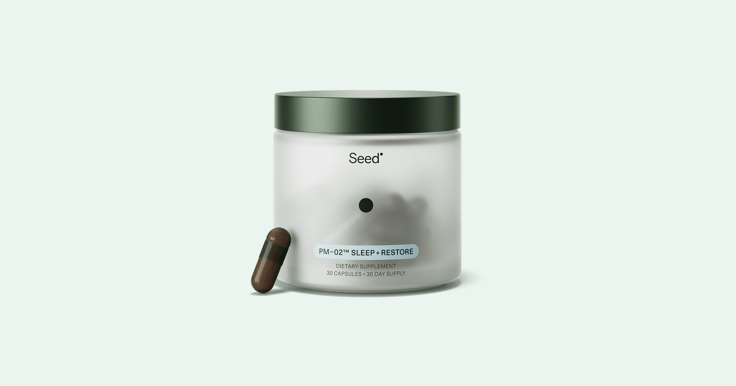 Seed • PM-02™ Sleep + Restore Supplement | Non Habit Forming Melatonin