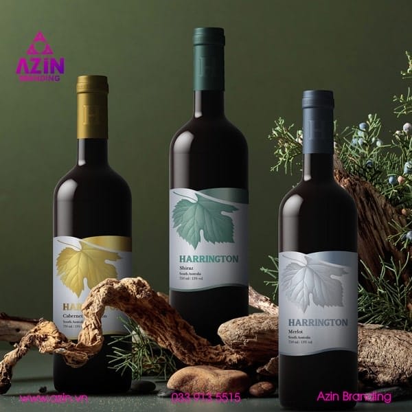 Wine Harrington Packaging - Azin Branding