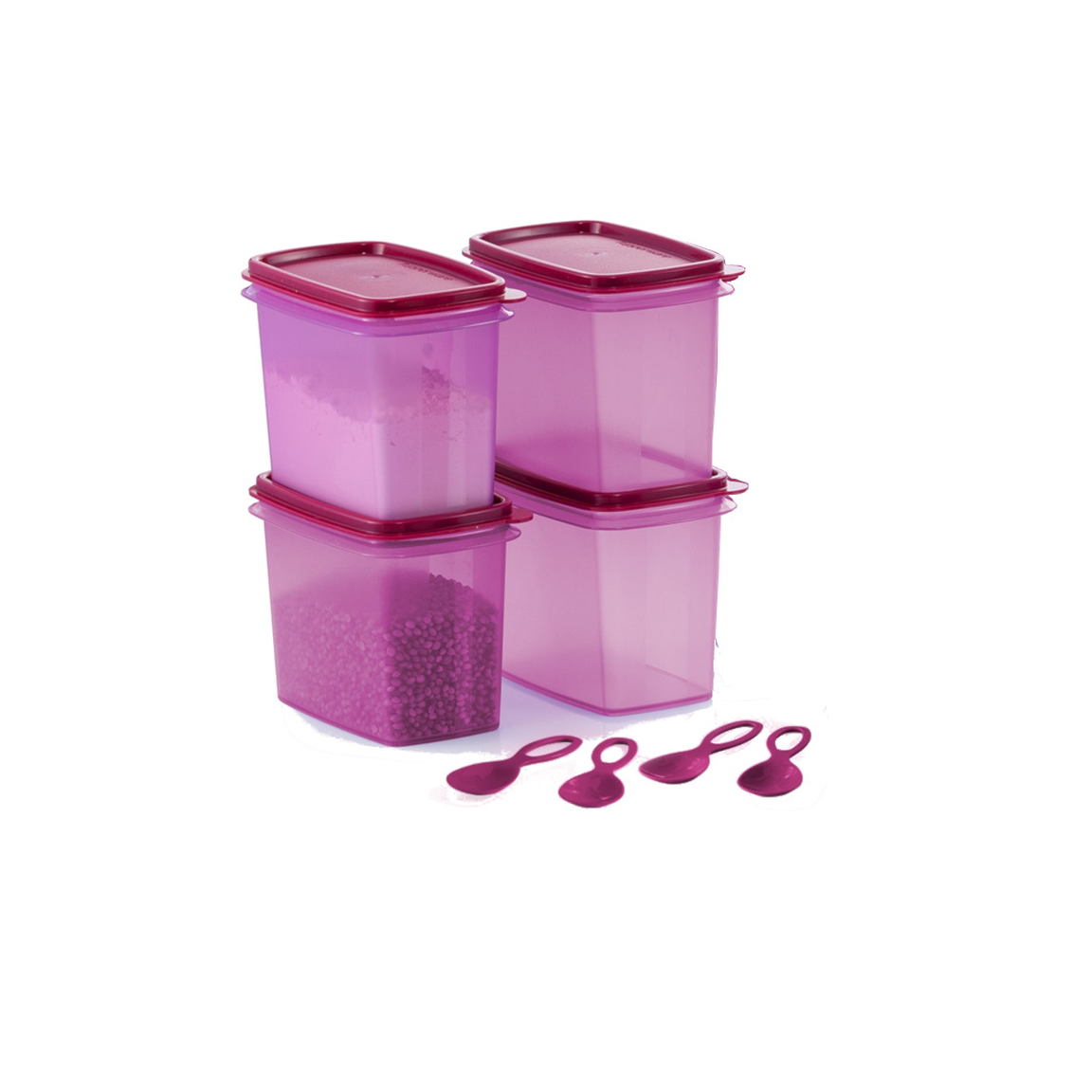 Shelf Saver with Spoon (4) 840ml | Tupperware Plus Shelf Saver with Spoon (4) 840ml | Tupperware Plus