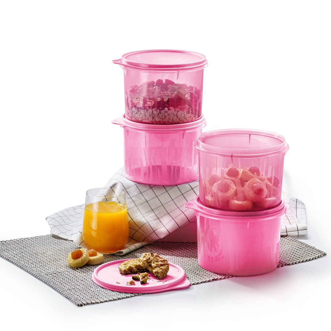 Snack N Stack (4) 2.4L | Tupperware Plus