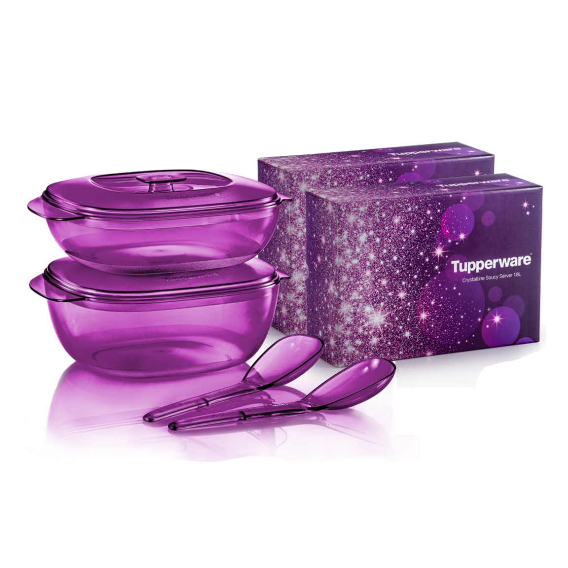 Purple Royale Crystalline Set | Tupperware Plus