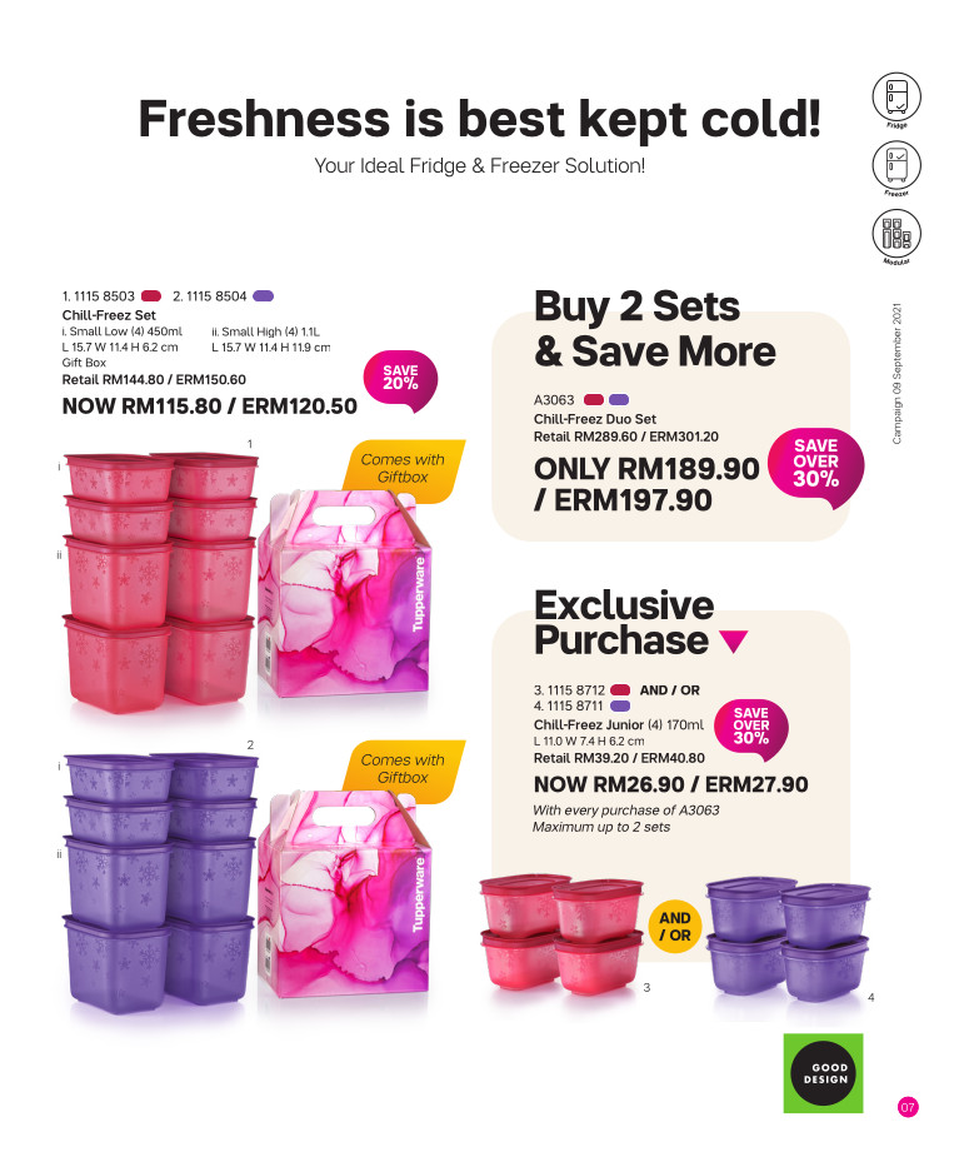 Chill-Freez Duo Set | Tupperware Plus