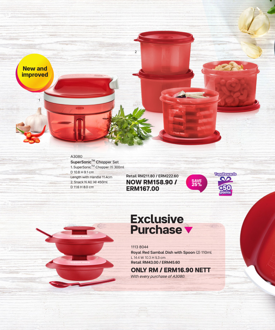 SuperSonic™ Chopper Set | Tupperware Plus