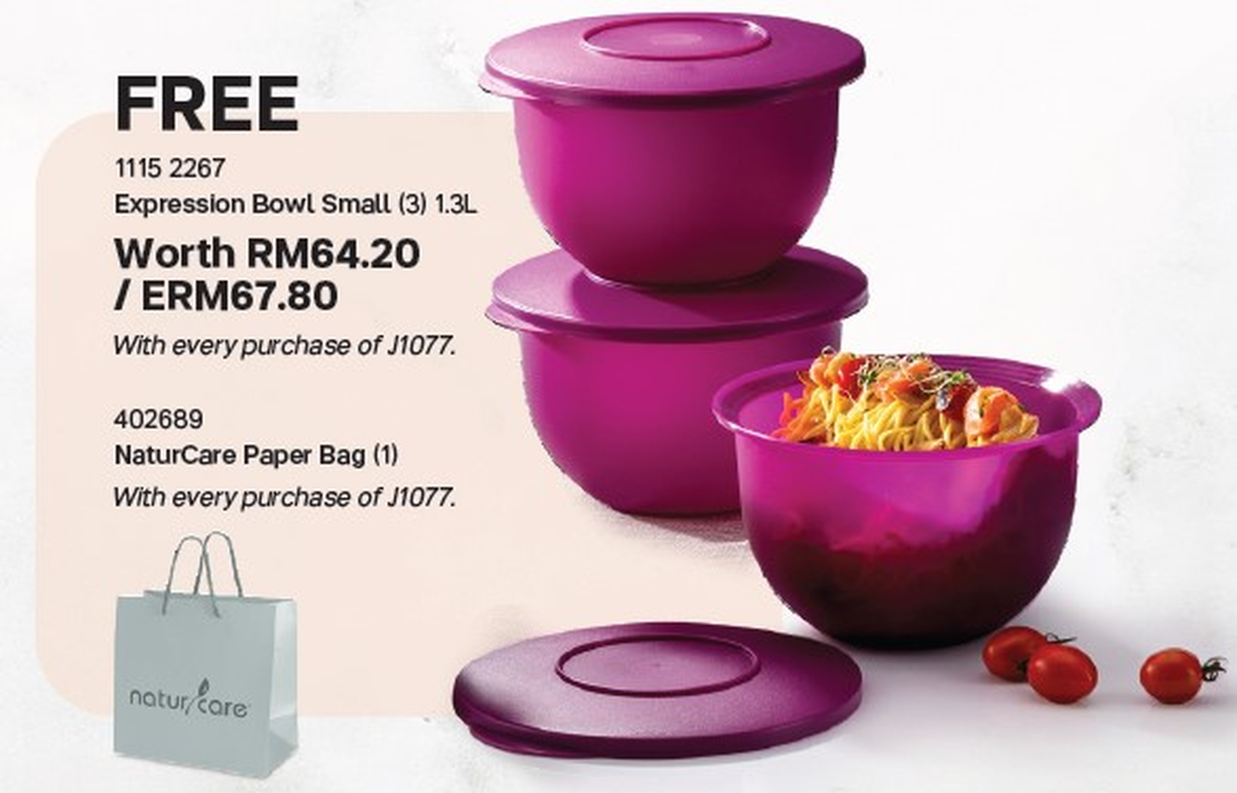 Pomegranate Plus Triple Pack | Tupperware Plus