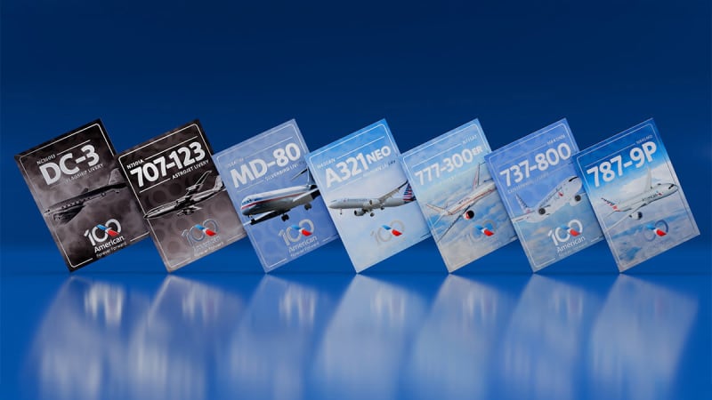 American Airlines Launches Centennial Trading Cards