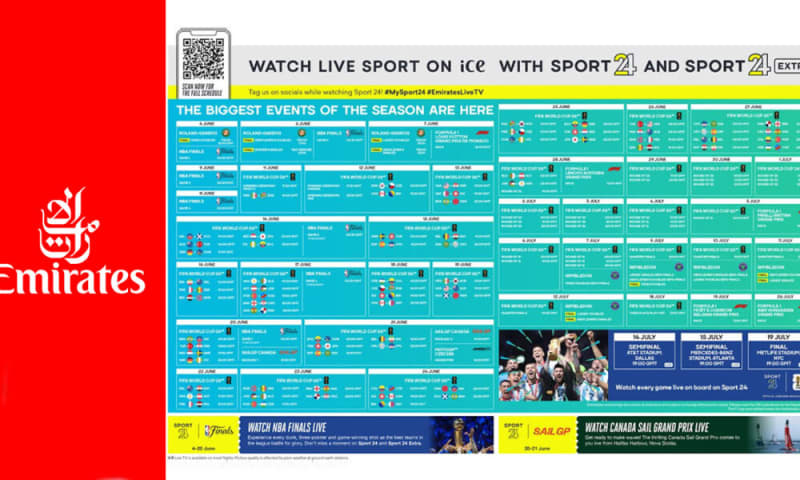 Emirates to Stream FIFA World Cup 2026 Live on Sport 24