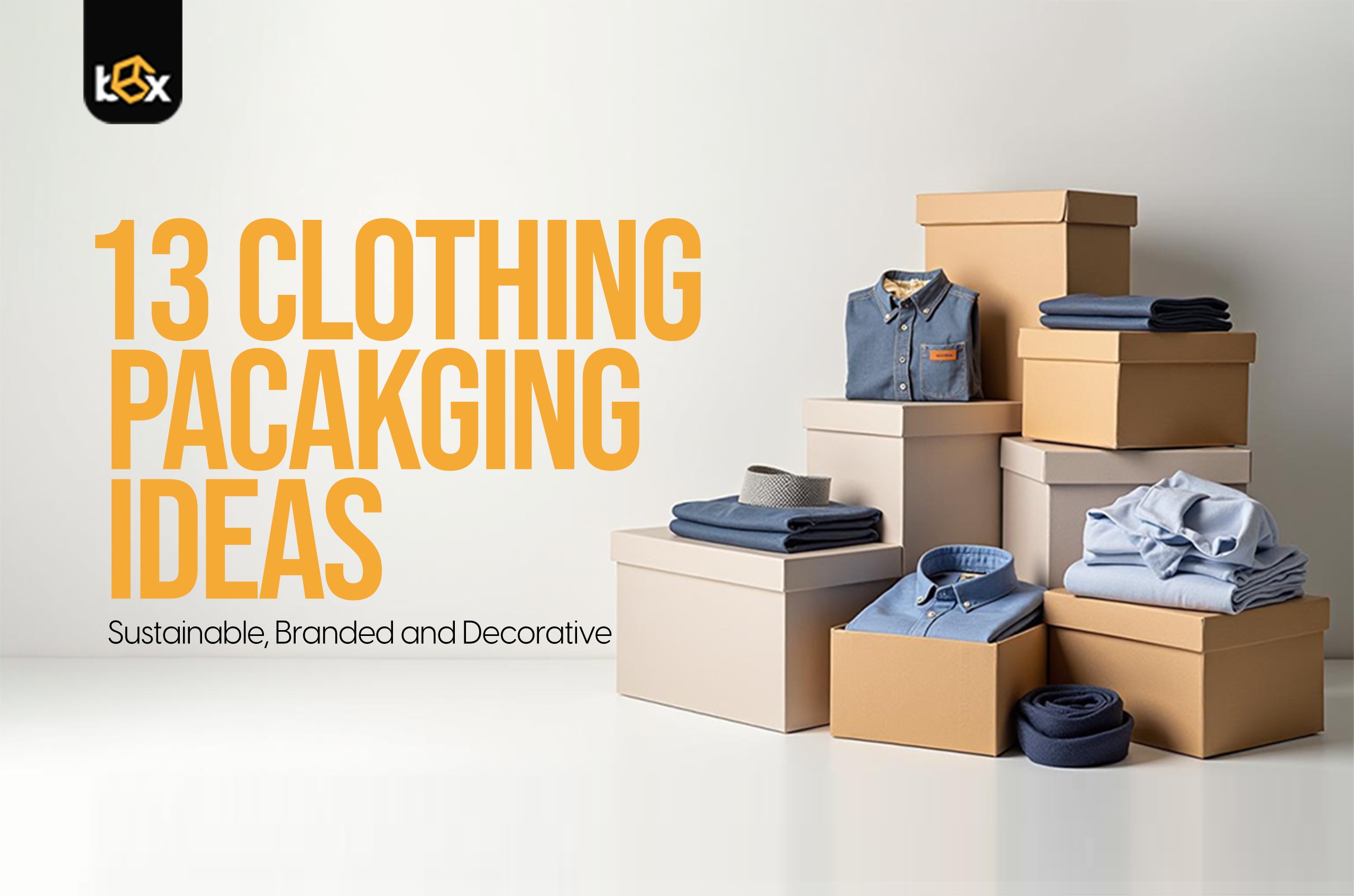 13 Clothing Packaging Ideas Sustainable, Branded and Decorative