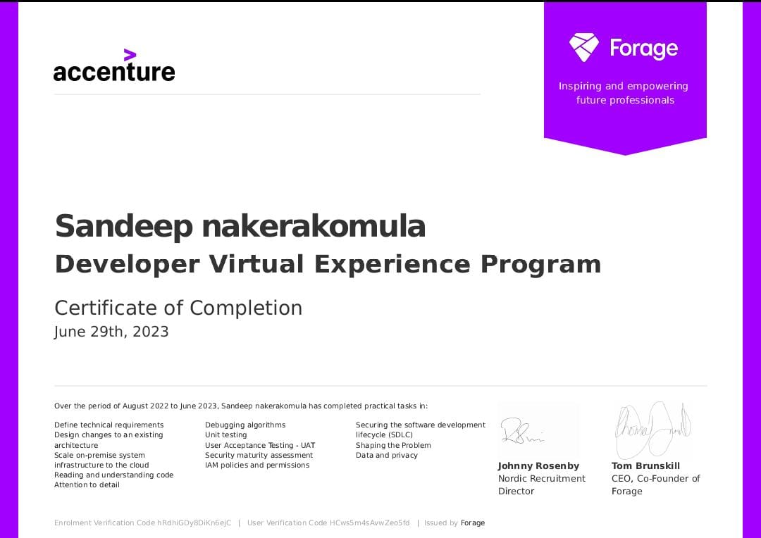 SANDEEP NAKERAKOMULA - B.Tech in Electronic & communication. Ability to work with PYTHON, HTML ...