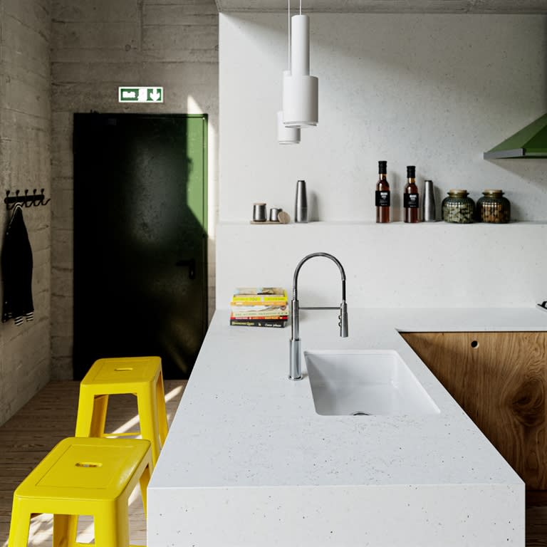 Lime Delight Kitchen Worktop | Silestone | Project Marble