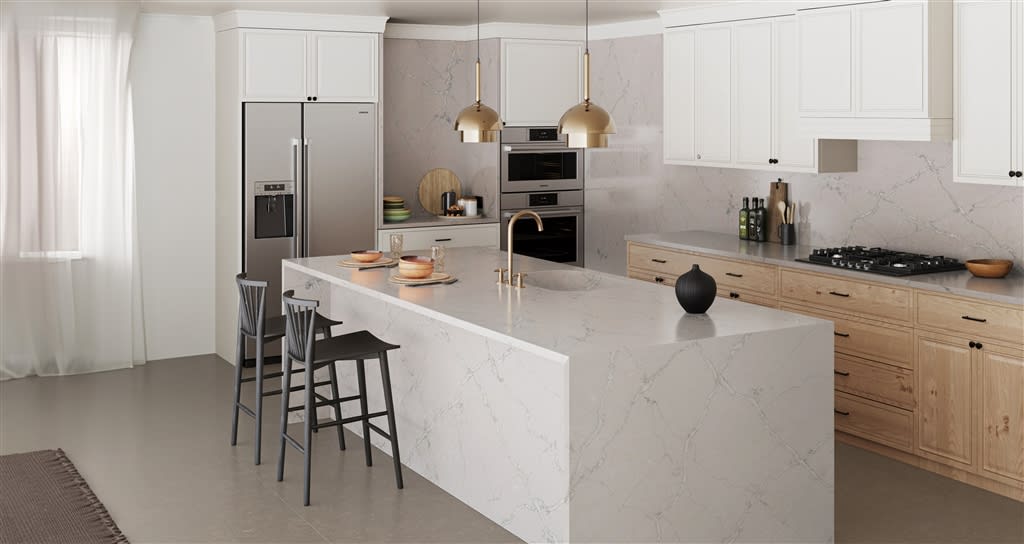 Victorian Silver Kitchen Worktop | Silestone | Project Marble