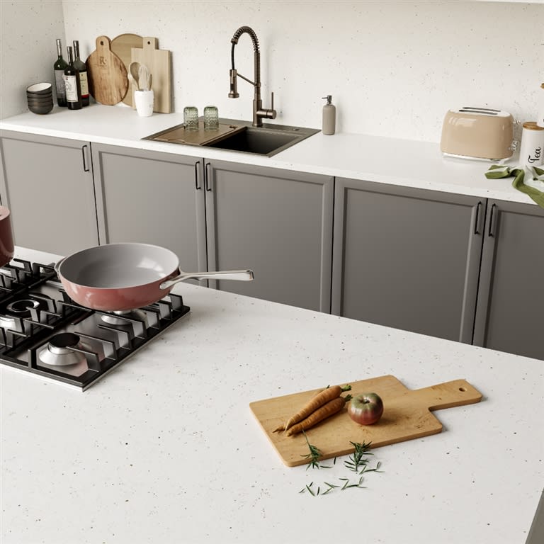 Lime Delight Kitchen Worktop | Silestone | Project Marble