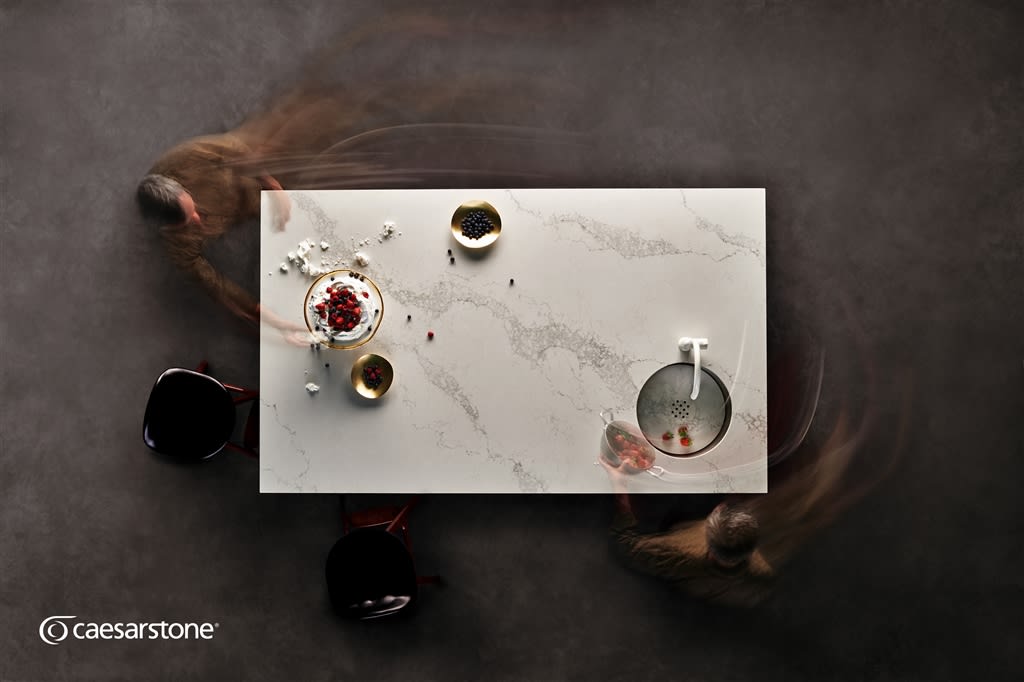 Statuario Maximus Kitchen Worktop | Caesarstone | Project Marble