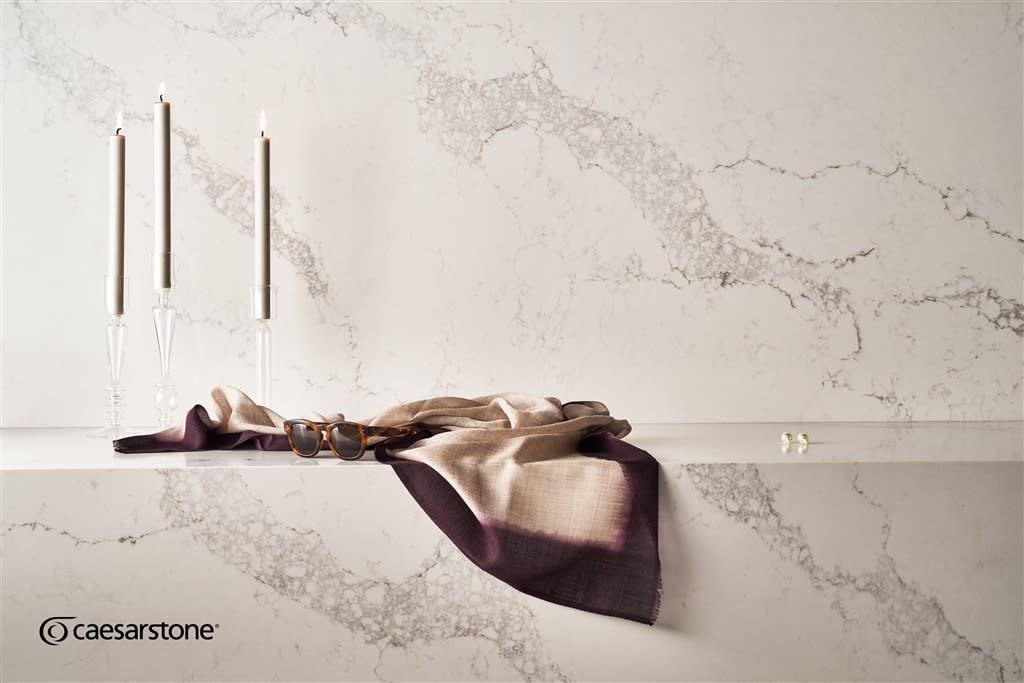 Statuario Maximus Kitchen Worktop | Caesarstone | Project Marble