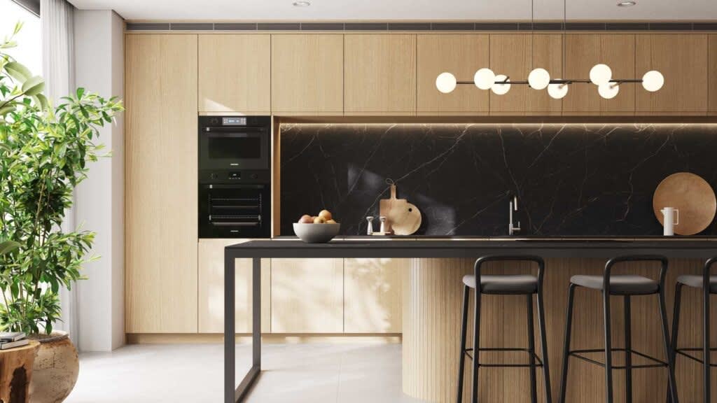 Smokestone Kitchen Worktop | Caesarstone | Project Marble