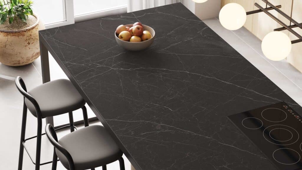 Smokestone Kitchen Worktop | Caesarstone | Project Marble