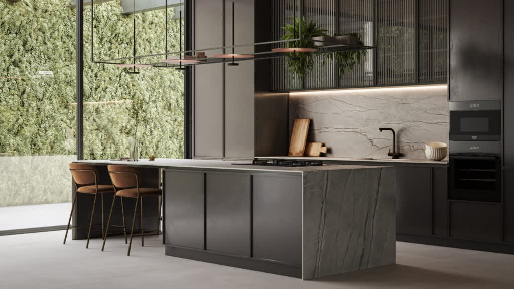 Striata Kitchen Worktop | Caesarstone | Project Marble