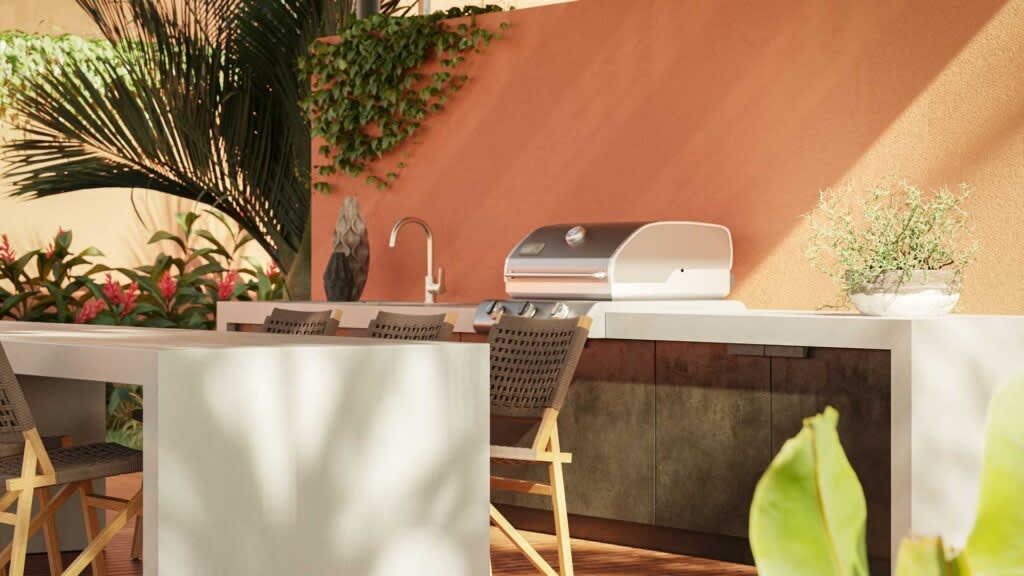 Aluminous Kitchen Worktop | Caesarstone | Project Marble