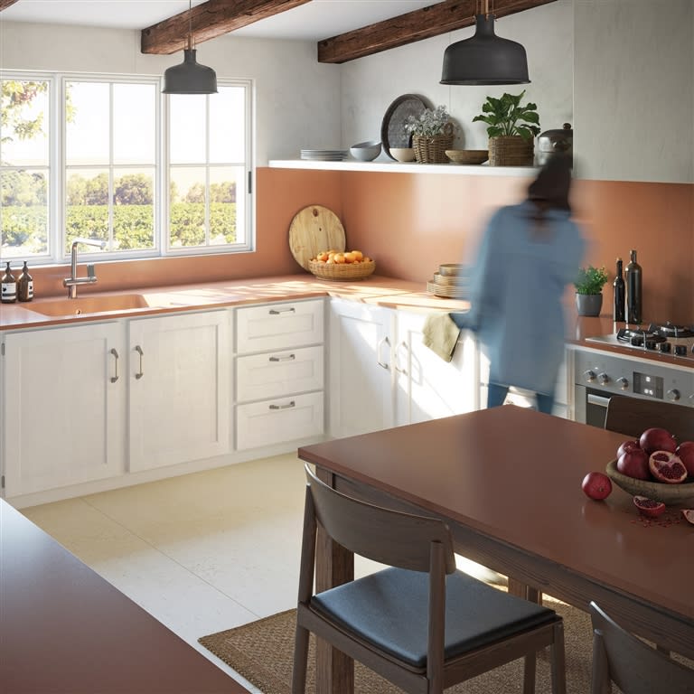 Arcilla Red Kitchen Worktop | Silestone | Project Marble