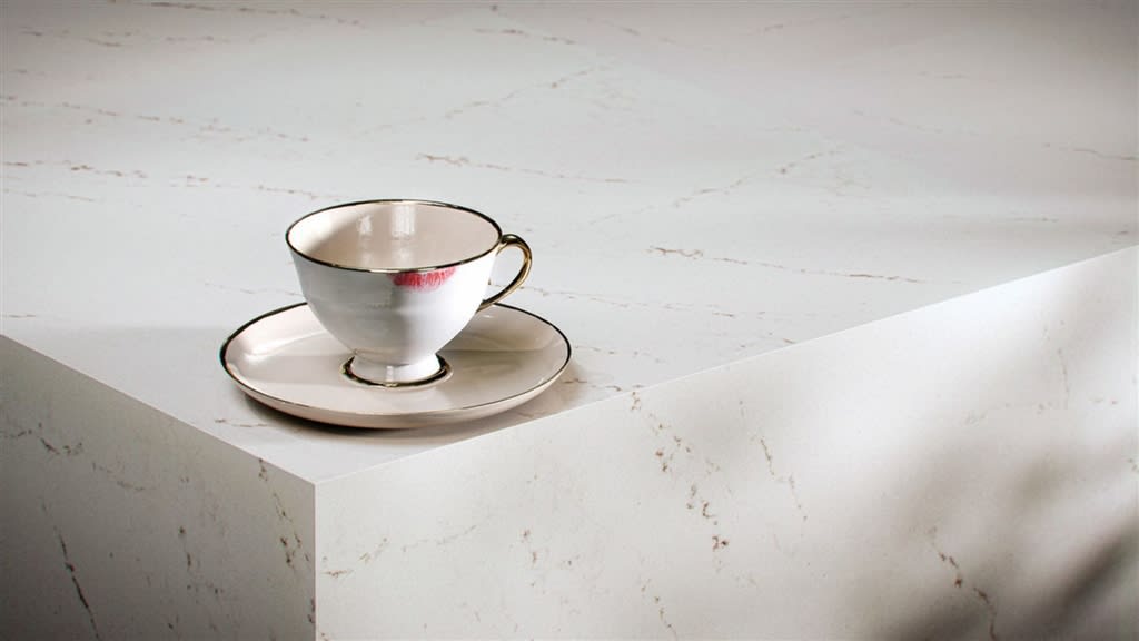 Aterra Blanca Kitchen Worktop | Caesarstone | Project Marble