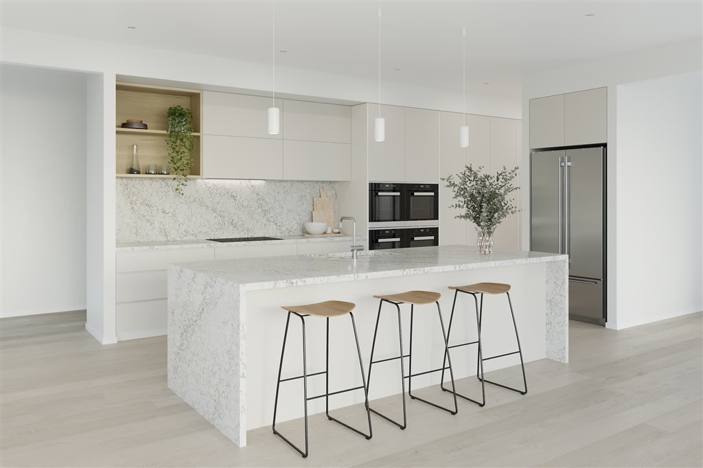 Arabetto Kitchen Worktop Caesarstone Project Marble