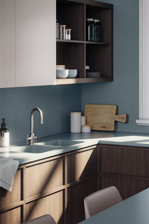 Cala Blue Kitchen Worktop | Silestone | Project Marble