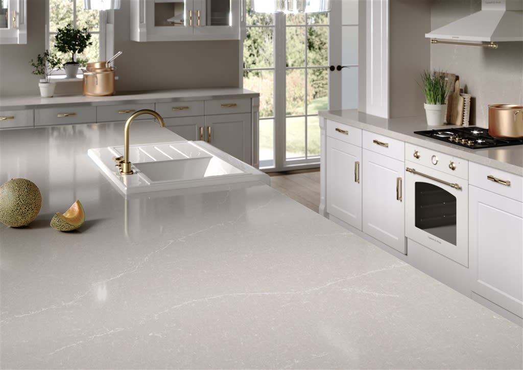 Desert Silver Kitchen Worktop | Silestone | Project Marble
