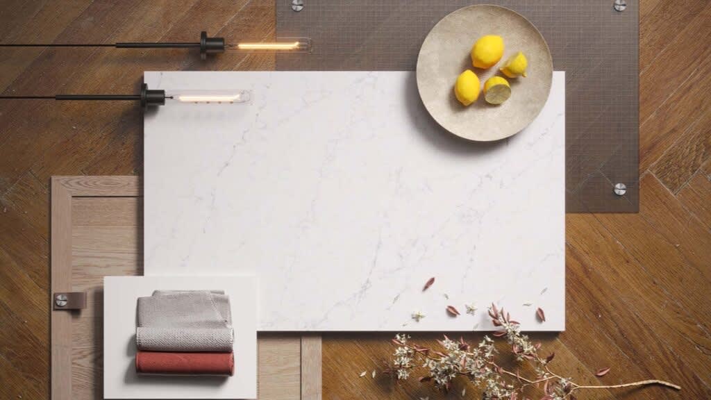 Dreamy Carrara Kitchen Worktop | Caesarstone | Project Marble