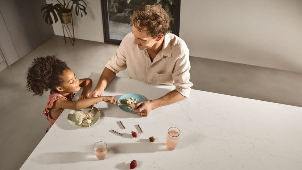 Dreamy Carrara Kitchen Worktop | Caesarstone | Project Marble