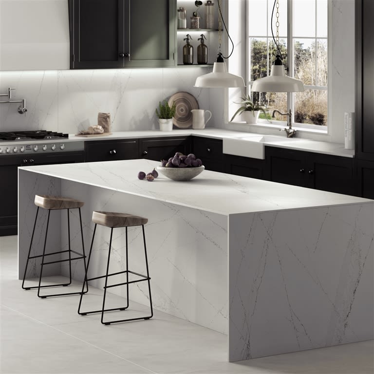 Ethereal Haze Kitchen Worktop | Silestone | Project Marble