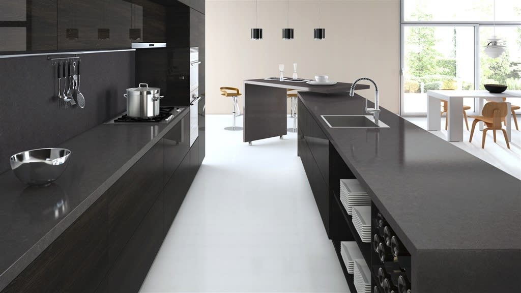 Raven Kitchen Worktop | Caesarstone | Project Marble