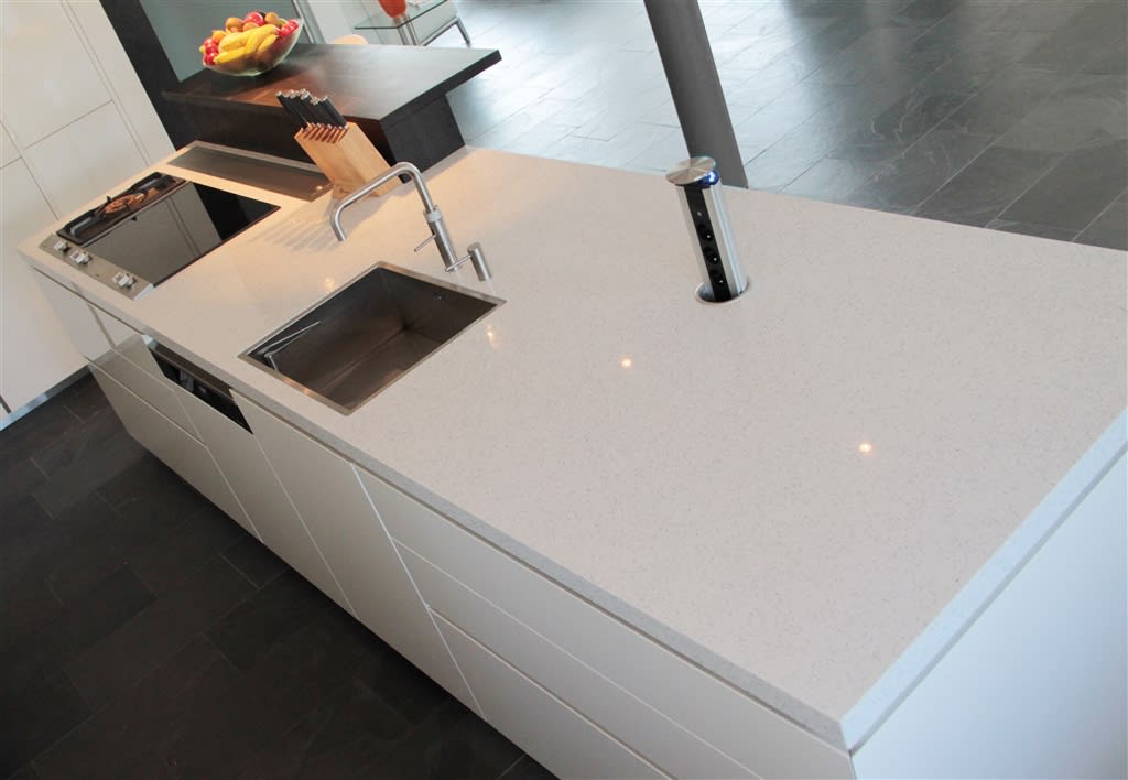 Blanco Stellar Kitchen Worktop | Silestone | Project Marble