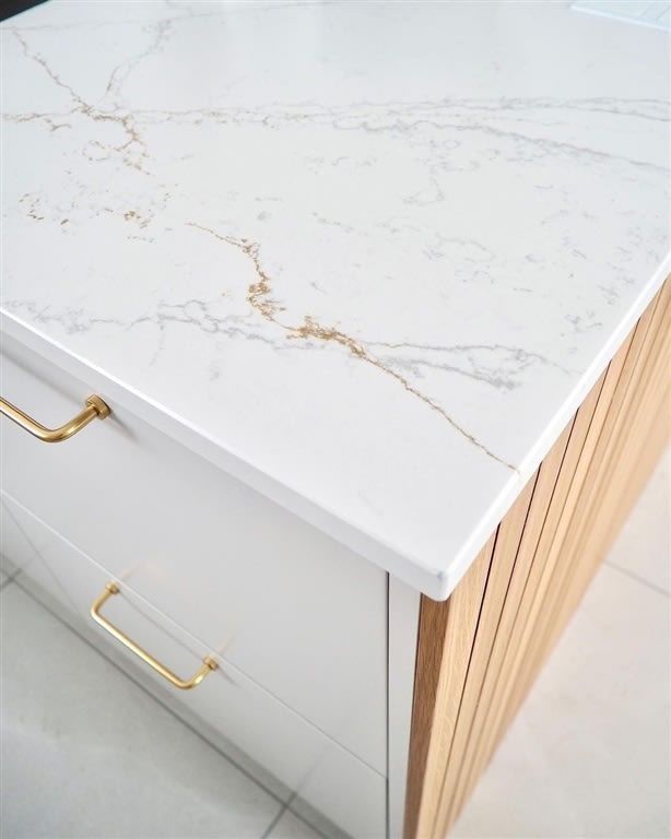 Ethereal Glow Kitchen Worktop | Silestone | Project Marble