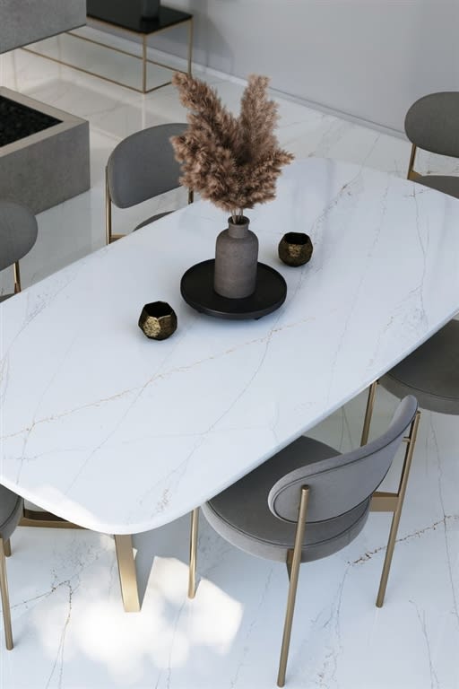 Ethereal Glow Kitchen Worktop | Silestone | Project Marble