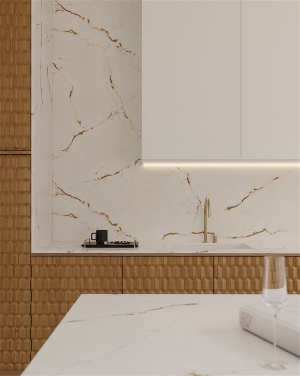 Versailles Ivory Kitchen Worktop | Silestone | Project Marble