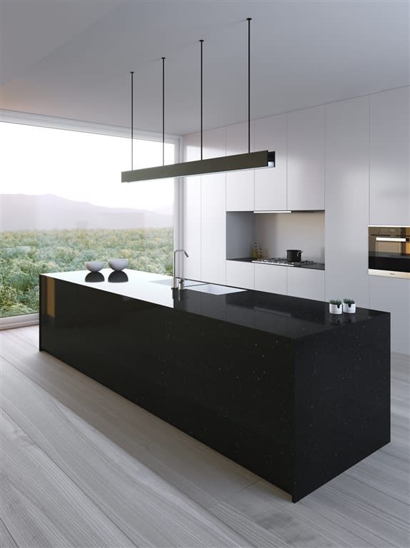 Stellar Night Kitchen Worktop | Silestone | Project Marble