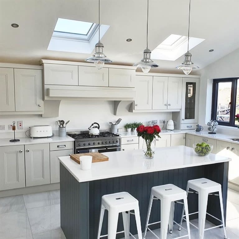 White Storm Kitchen Worktop | Silestone | Project Marble
