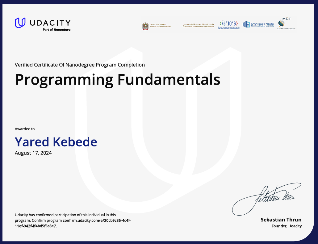 About Yared - Certified Tech Expert & Instructor in Ethiopia | Yared ...