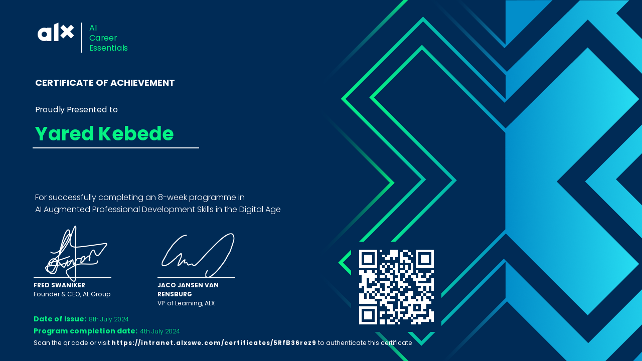 About Yared - Certified Tech Expert & Instructor in Ethiopia | Yared ...