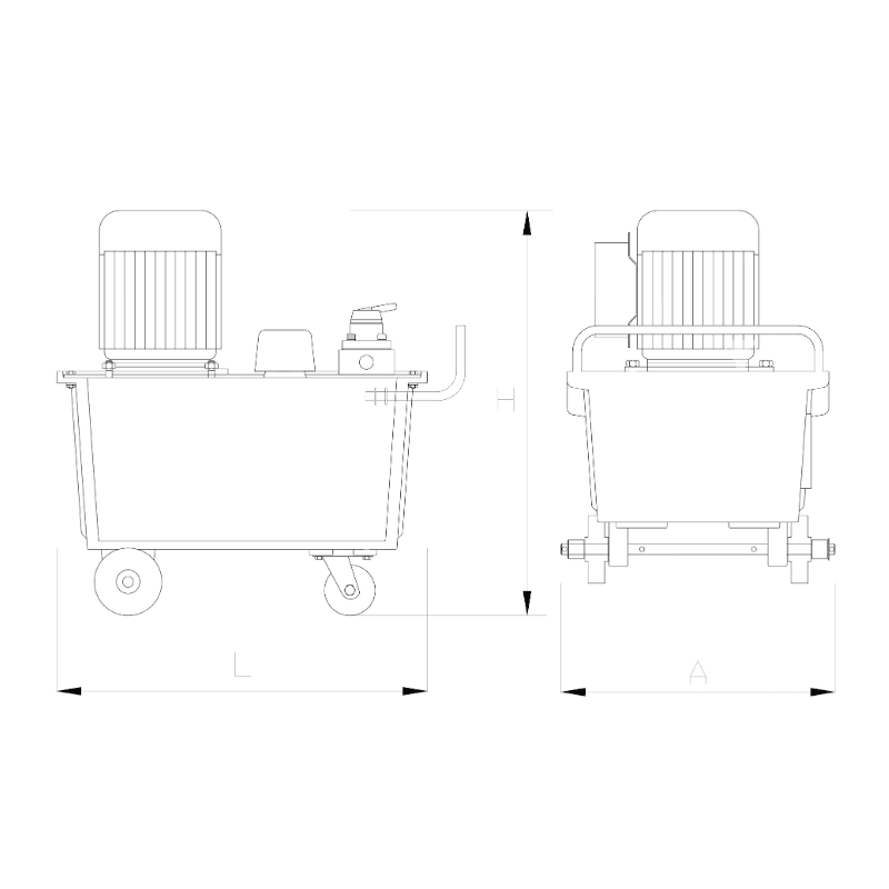 Bomba De Piston Hidraulica Blanca PV 20/21/22/23/24/25/26/27 RD
