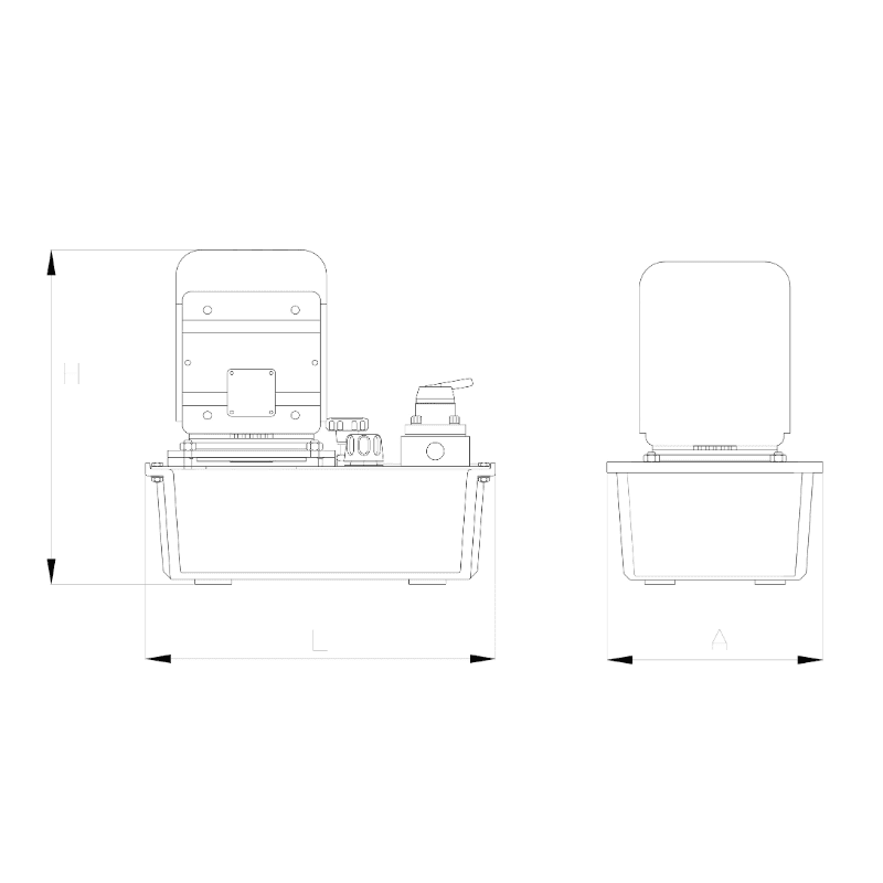 Bomba De Piston Hidraulica Blanca PV 20/21/22/23/24/25/26/27 RD