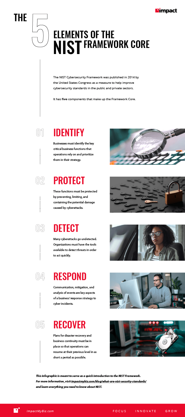 The 5 Elements of the NIST Framework Core | Impact