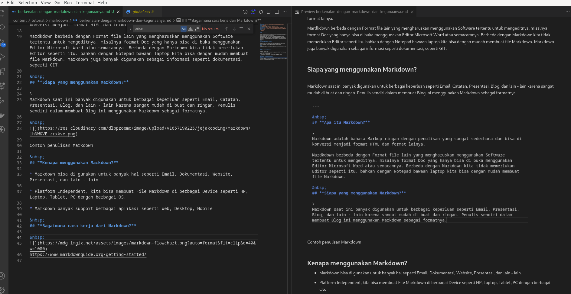 Post - Berkenalan dengan Markdown dan kegunaan dari Markdown