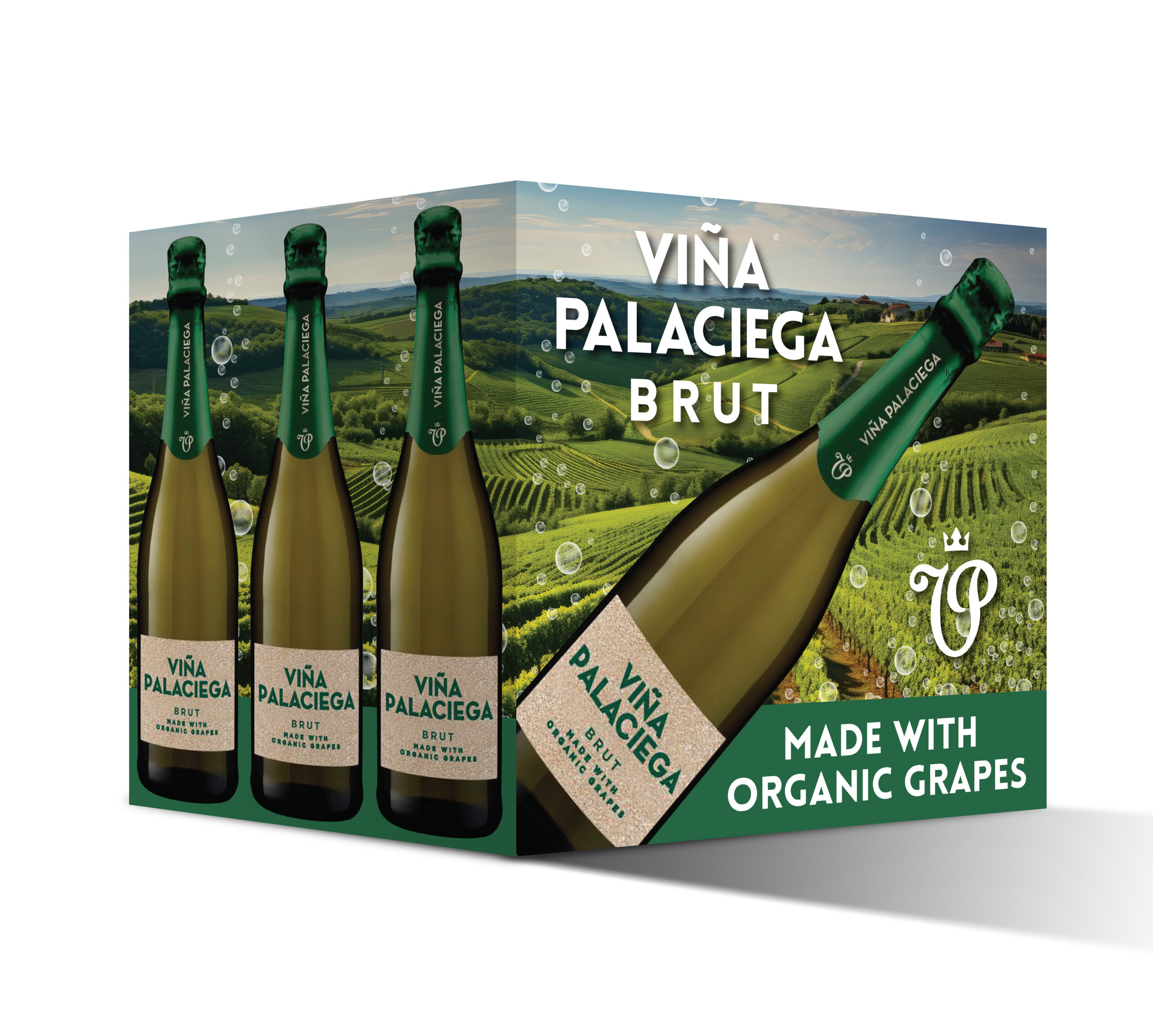 Tri-Vin Wines And Spirits - Vina Palaciega Organic Sparkling 750ML